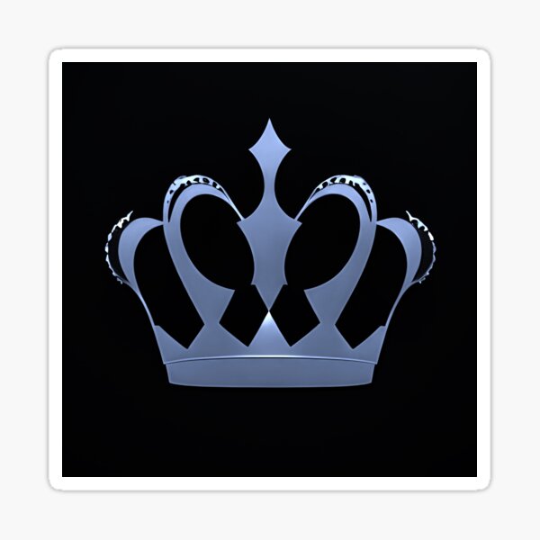 "Imperial King's Crown (Blue)" Sticker for Sale by FroztyArt | Redbubble