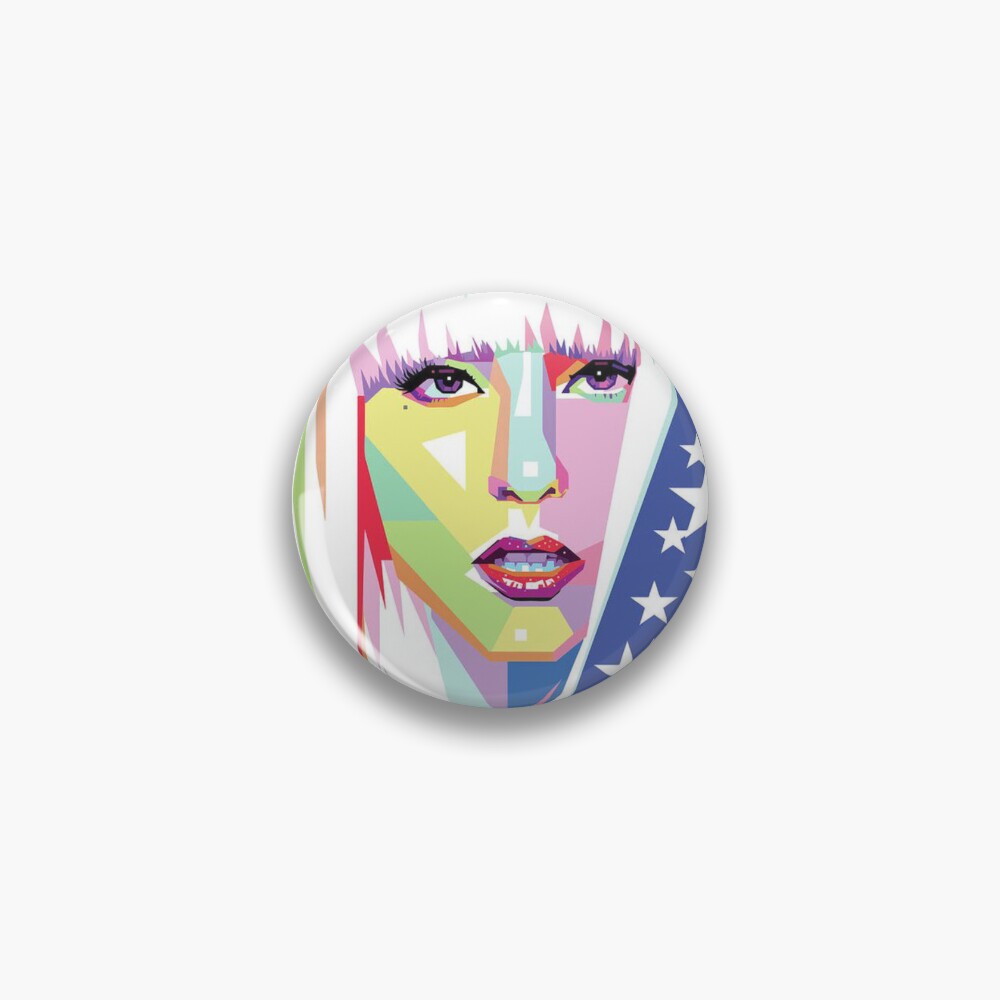 "lady gaga logo" Pin for Sale by nijinfae | Redbubble