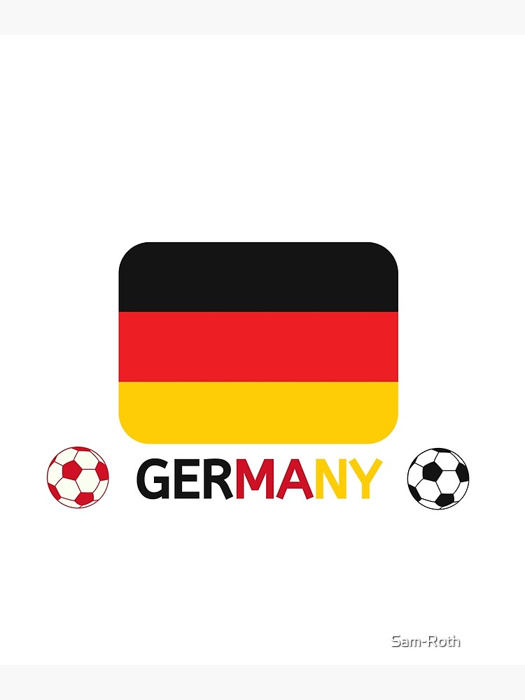 "Football Soccer World Cup 2022 Sticker - Germany" Photographic Print ...