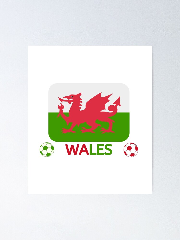 "Football Soccer World Cup 2022 Sticker - Wales" Poster for Sale by Sam ...