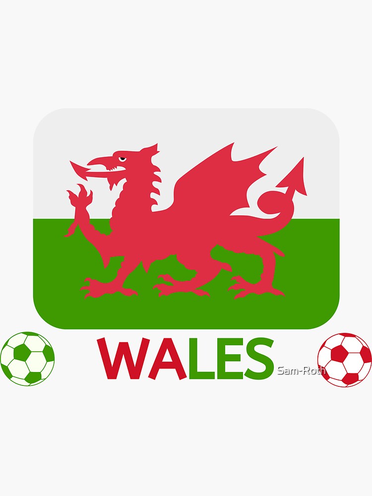 "Football Soccer World Cup 2022 Sticker - Wales" Sticker for Sale by ...