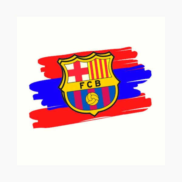 "fc barcelona logo " Art Print for Sale by GhostVip360 | Redbubble