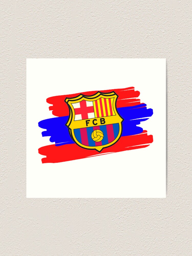"fc barcelona logo " Art Print for Sale by GhostVip360 | Redbubble