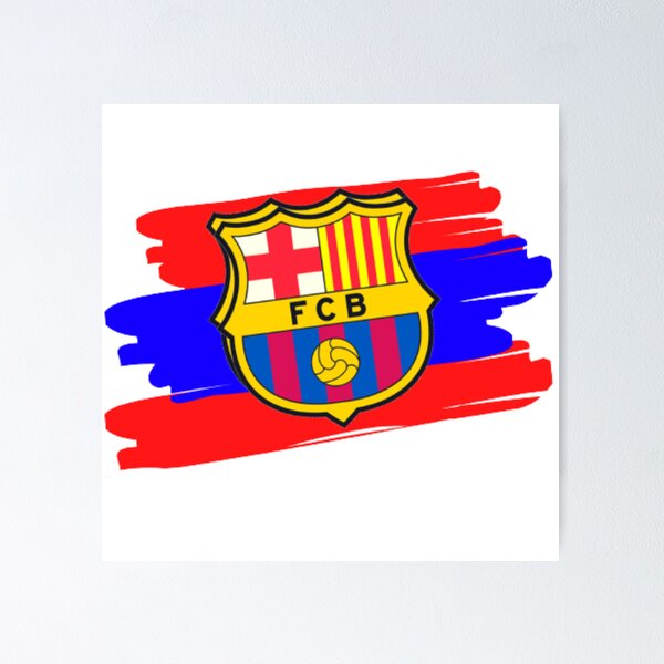 "fc barcelona logo " Poster for Sale by GhostVip360 | Redbubble