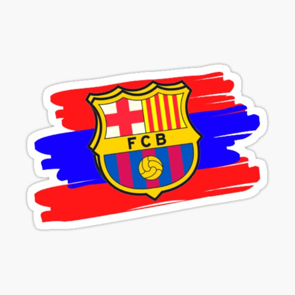 "fc barcelona logo " Sticker for Sale by GhostVip360 | Redbubble