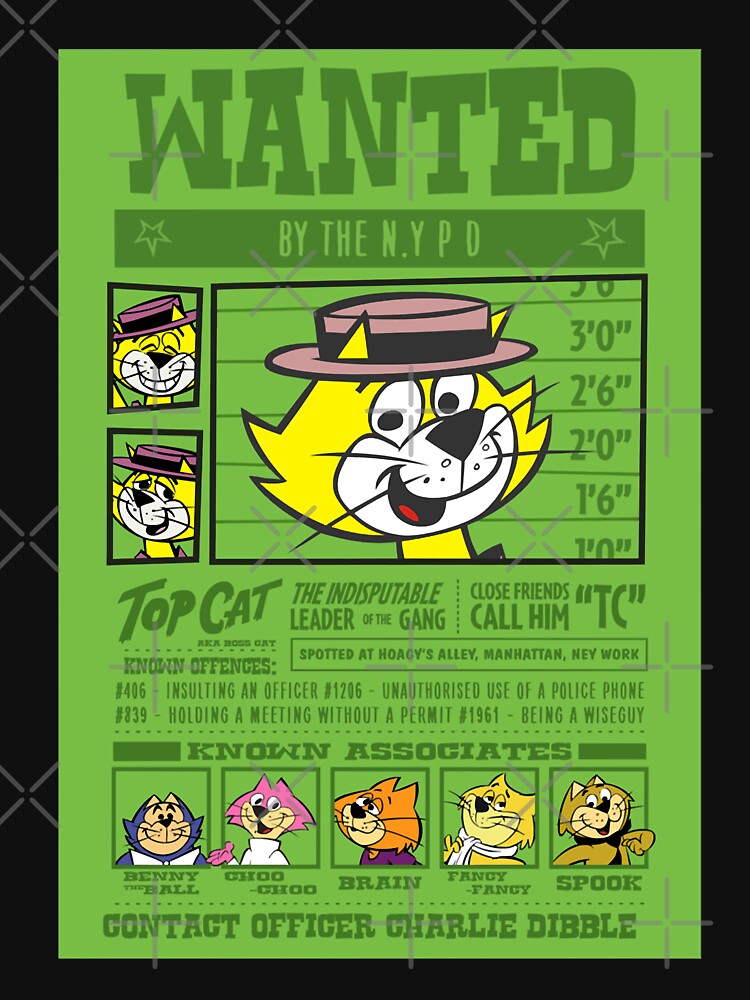 "So Funny Top Cat Classic Fans" Essential T-Shirt for Sale by ...