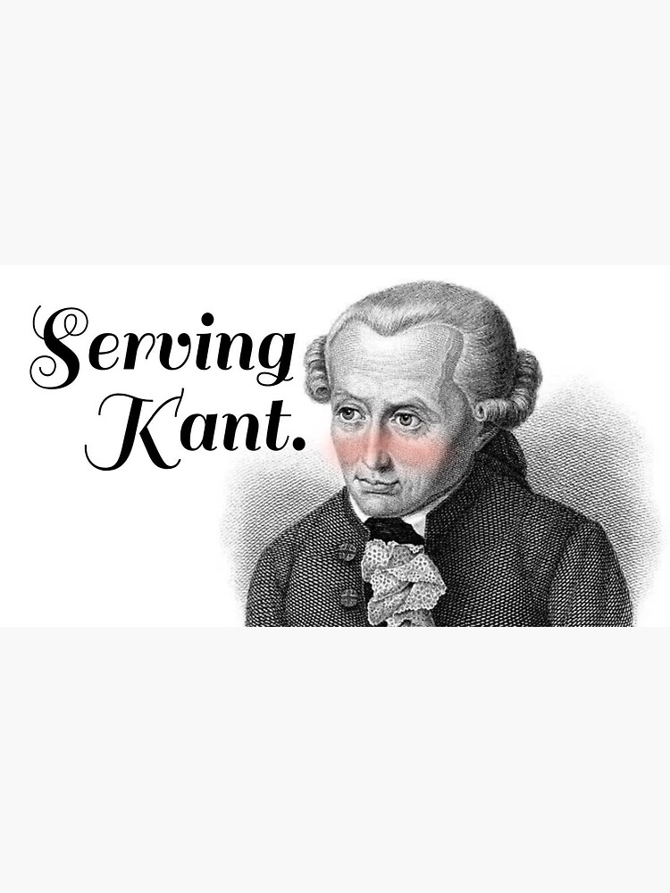 "mein gott he ist serving kant" Sticker for Sale by Alexa