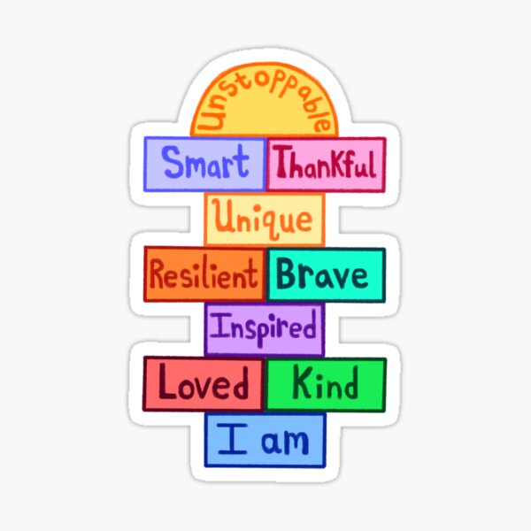 "Inspirational Hopscotch Word Playground Game " Sticker for Sale by ...