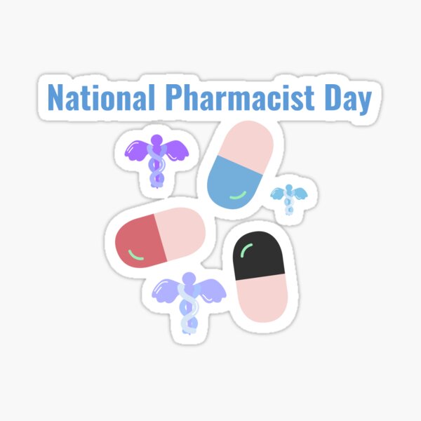 "world national pharmacist day" Sticker for Sale by bestdresspoint ...