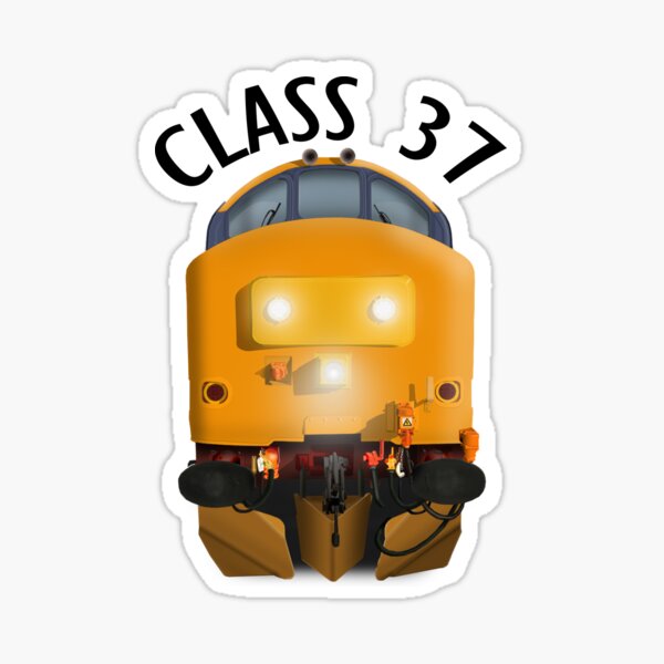 "Class 37 English Electric Type 3" Sticker for Sale by jameswattsart ...