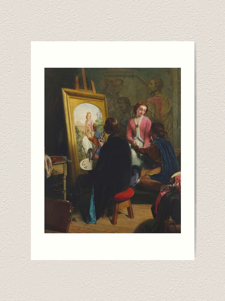 "The Two Extremes; The Pre-Raphaelite | Henry Nelson O'Neil | 1856 Pre ...