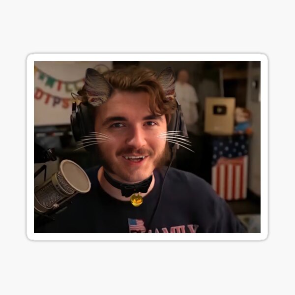 "Catboy Jschlatt ORIGINAL " Sticker for Sale by milksock3 | Redbubble
