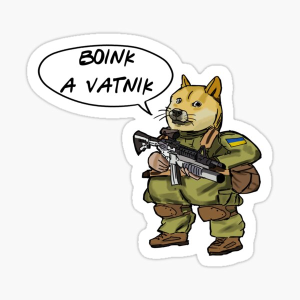 "Boink a Vatnik" Sticker for Sale by NoPainnoBrain | Redbubble