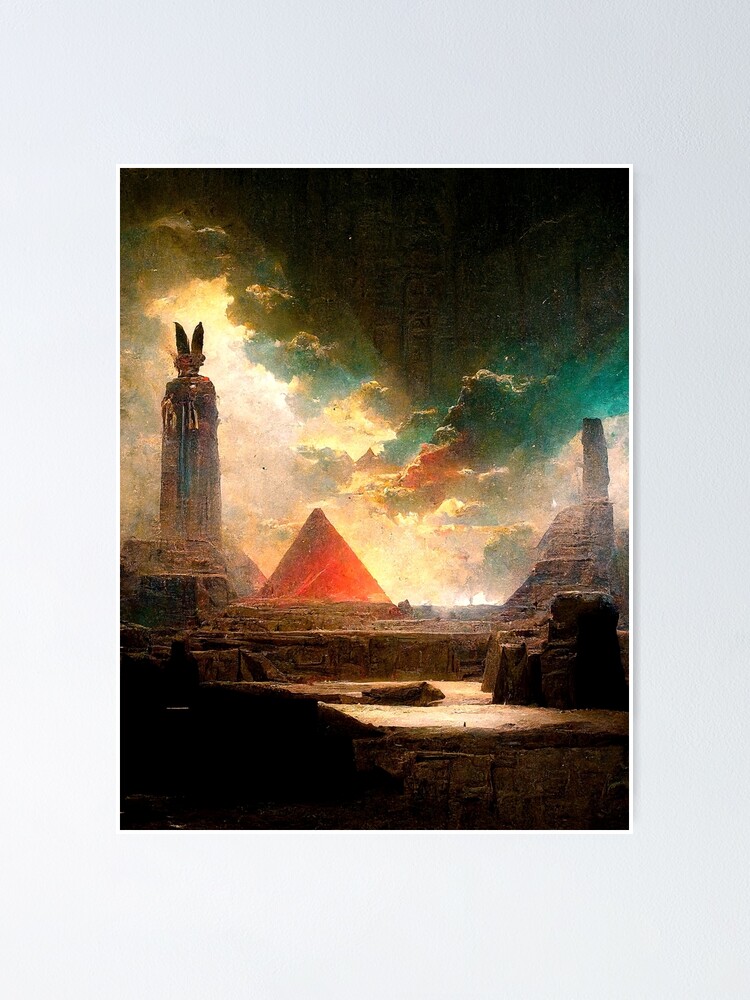 "Ra God Of The Sun Temple" Poster for Sale by TheHouseMaster | Redbubble