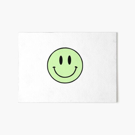 "lime green smiley face" Art Board Print for Sale by Sofiv10 | Redbubble