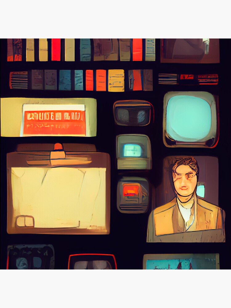 "Journalist | Comics style" Sticker for Sale by ComicsFactory | Redbubble