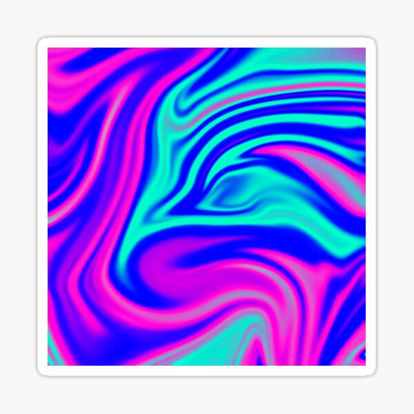 "Flow | Trippy Liquid Art | Trippy Art | Stoked Up Art" Sticker for ...
