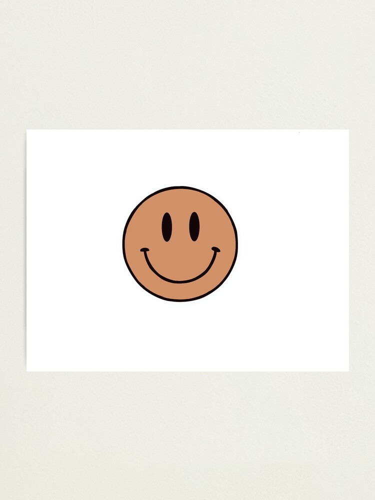 "tan smiley face" Photographic Print for Sale by Sofiv10 | Redbubble