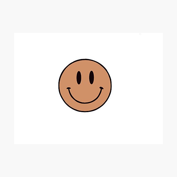 "tan smiley face" Photographic Print for Sale by Sofiv10 | Redbubble
