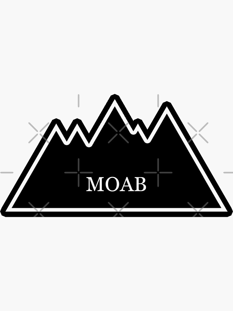 "MOAB" Sticker for Sale by devinswy | Redbubble