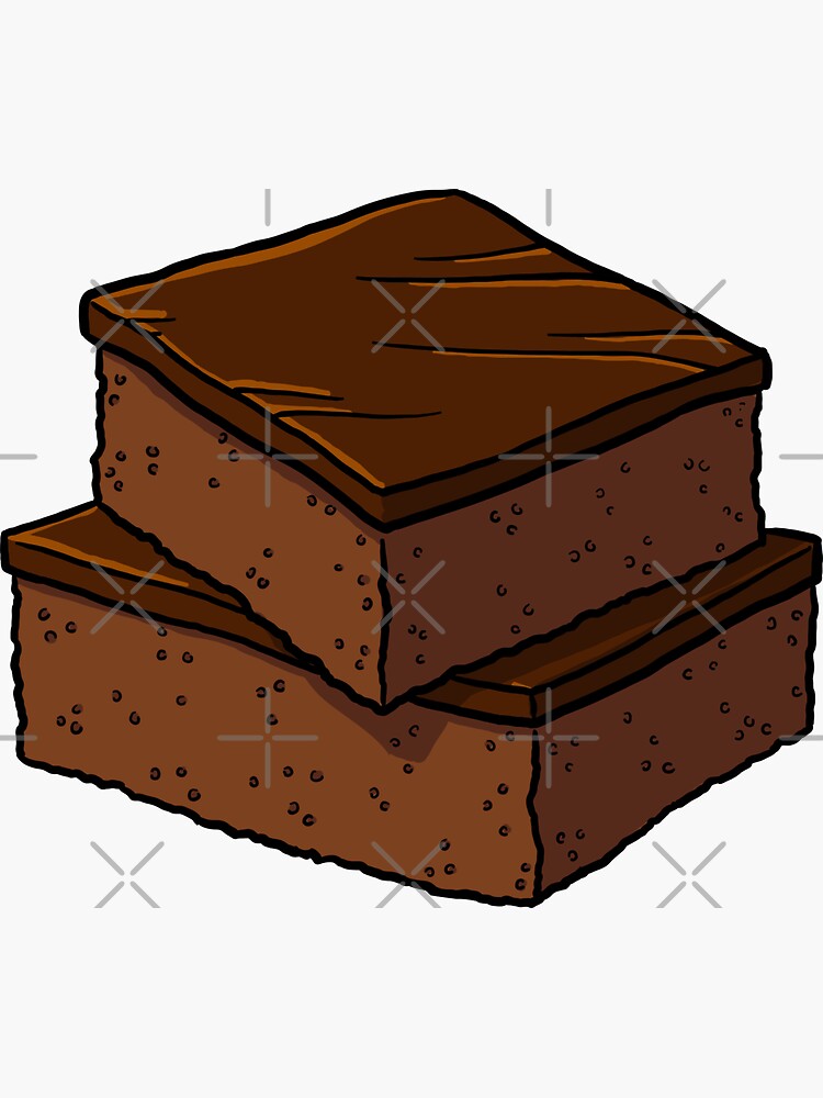 "Brownies" Sticker for Sale by jonmlam | Redbubble