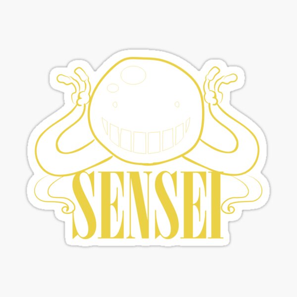 "sensei" Sticker for Sale by sambuko | Redbubble