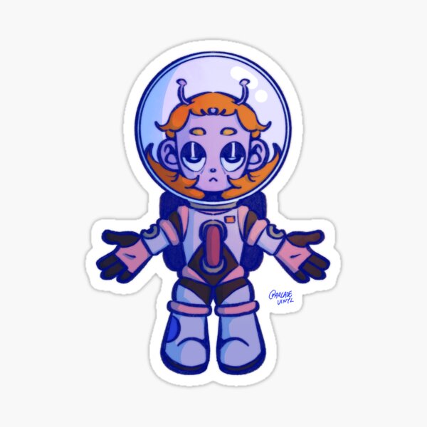 "Space cadet" Sticker for Sale by arcadevinyl-art | Redbubble