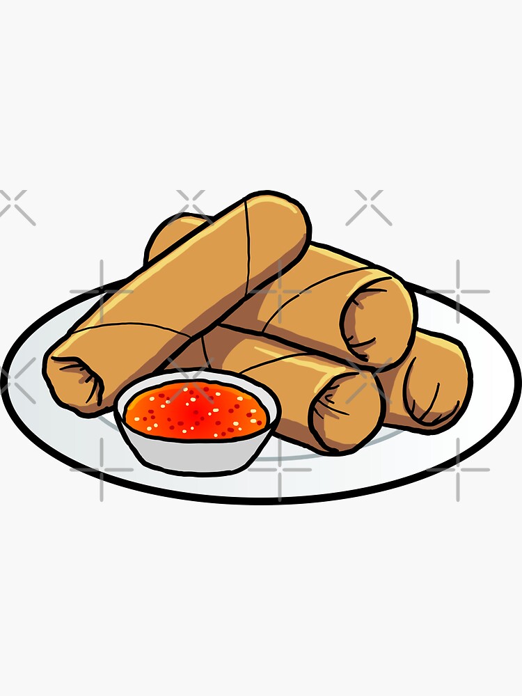 "Spring Rolls" Sticker for Sale by jonmlam | Redbubble