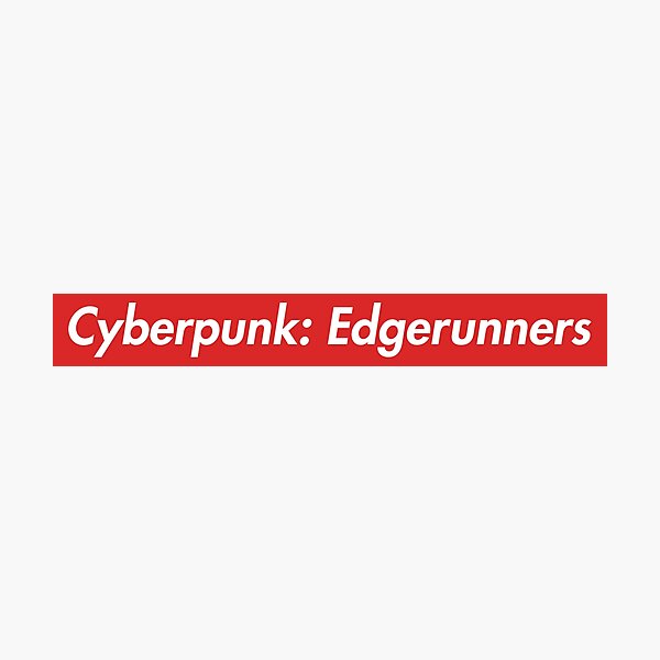 "Cyberpunk: Edgerunners Logo" Photographic Print for Sale by ...