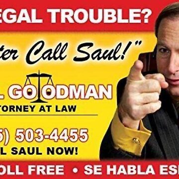 "Better Call Saul" Sticker for Sale by BienThings | Redbubble