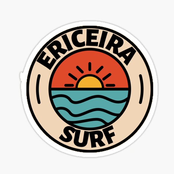 "ericeira surf color design l logo surf design " Sticker for Sale by ...