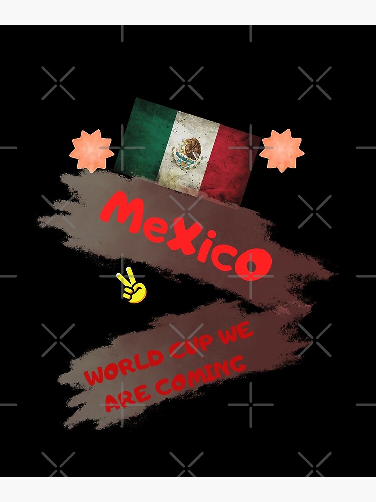 Lámina artística «México- remera chula-fútbol-copa mundial-Qatar 2022 ...