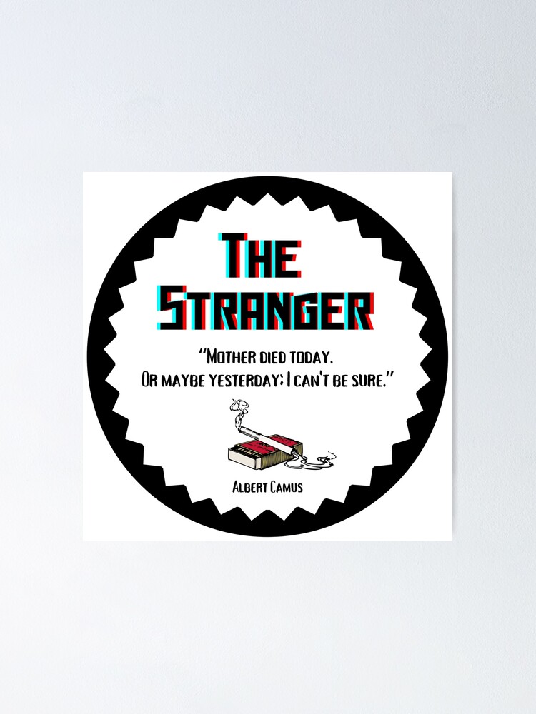 "The Stranger - Albert Camus Classic Horror Book Literature Simple ...