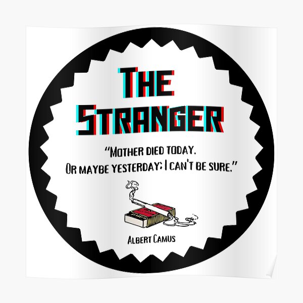 "The Stranger - Albert Camus Classic Horror Book Literature Simple ...