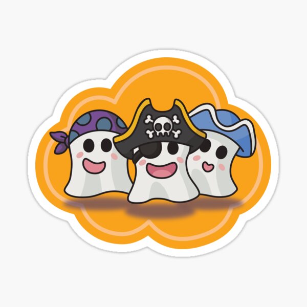 "Little Spooky Ghosts - Halloween - by No Reason Art" Sticker for Sale ...