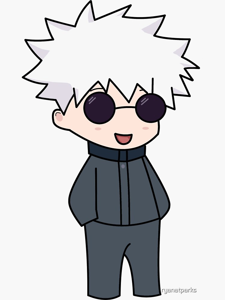 "Gojo Chibi" Sticker for Sale by ryanatparks | Redbubble
