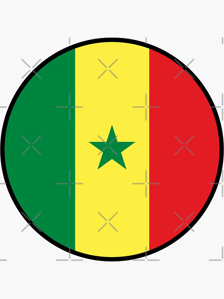 "SENEGAL FLAG (Senegal National Flag)" Sticker for Sale by USEFULART ...