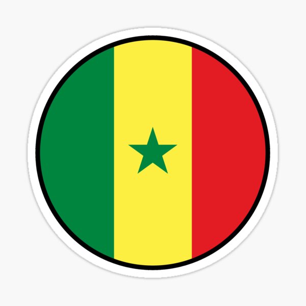 "SENEGAL FLAG (Senegal National Flag)" Sticker for Sale by USEFULART ...