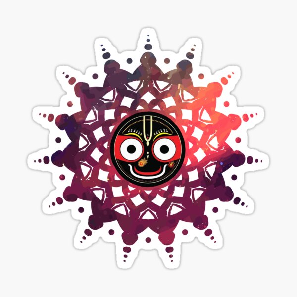 "Jagannath jai Jagannath lord Jagannath " Sticker for Sale by Krishnavi ...