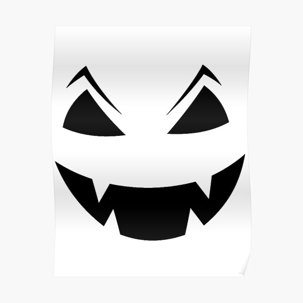 "Halloween Scary Vampire Face" Poster for Sale by Dven-Clothes | Redbubble