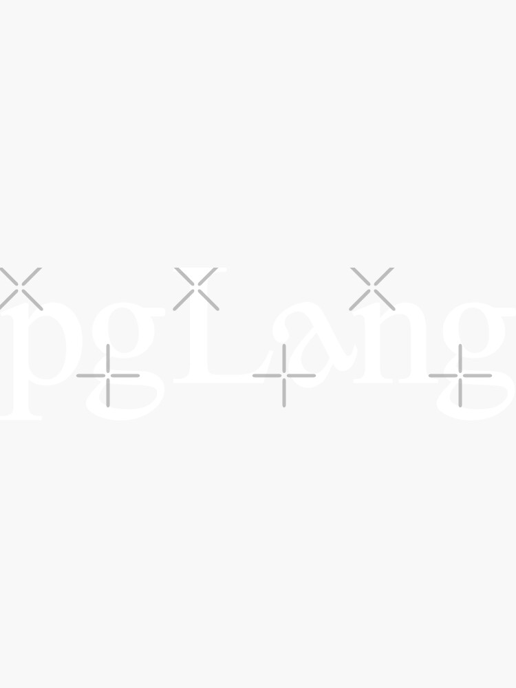 "Pg Lang Merch Pglang Logo" Sticker for Sale by RayessAya | Redbubble