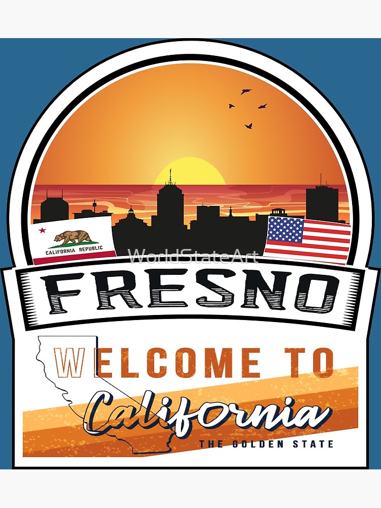 "Fresno, Willkommen in Kalifornien, dem Golden State | US-Bundesstaaten ...