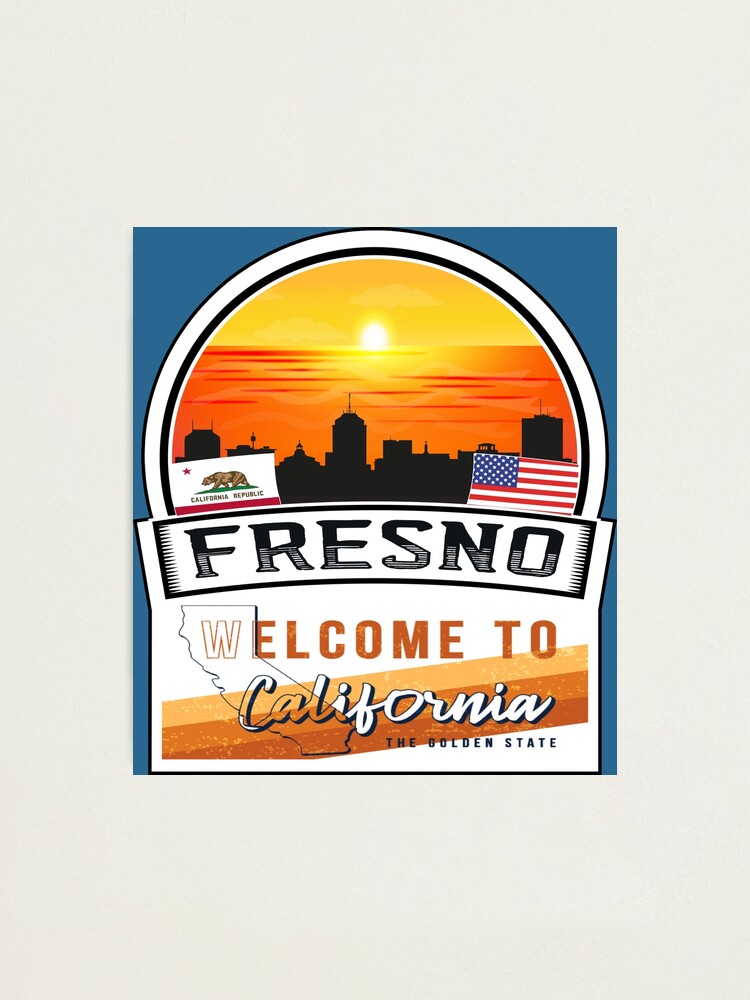 "Fresno, Willkommen in Kalifornien, dem Golden State | US-Bundesstaaten ...
