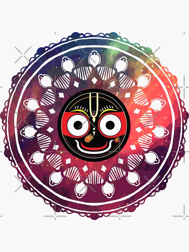 "Jagannath jai Jagannath lord Jagannath " Sticker for Sale by Krishnavi ...