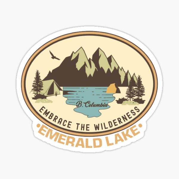"Emerald lake British Columbia" Sticker for Sale by THEWFBD | Redbubble