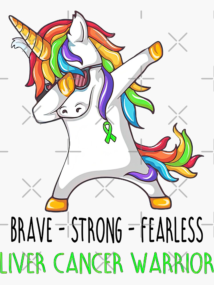 Liver Cancer Awareness Liver Cancer Warrior Brave Strong Fearless