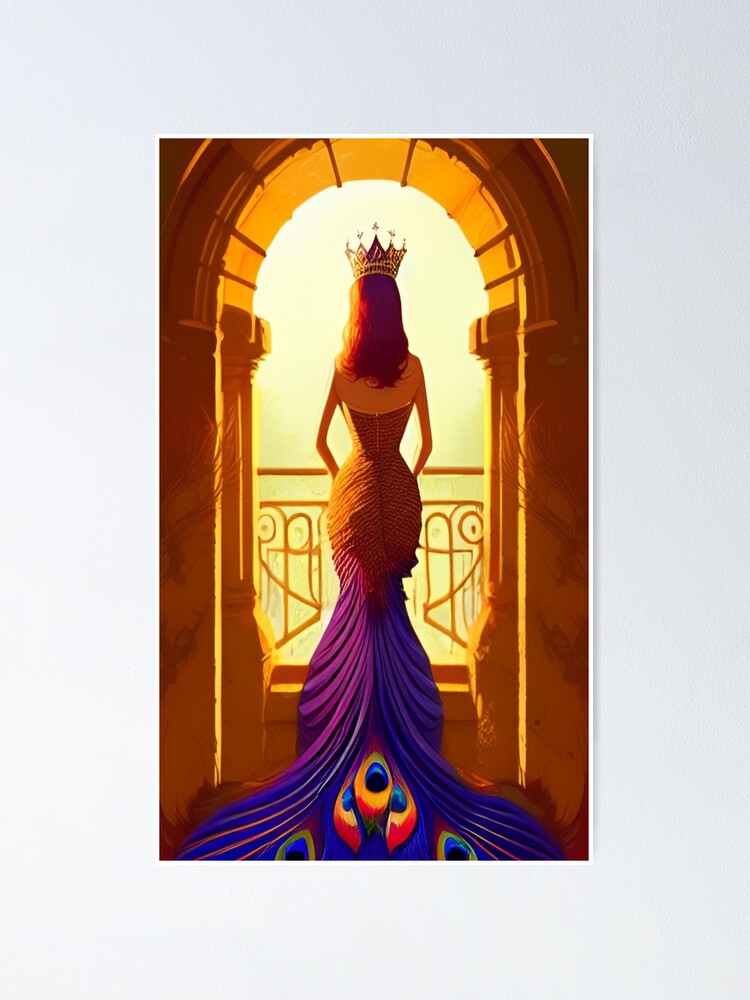 "Peacock Queen" Poster for Sale by AstraLowelle | Redbubble