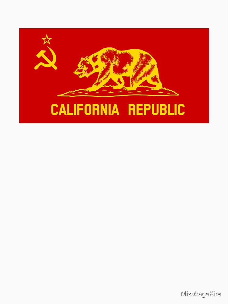 "Communist California" T-shirt for Sale by MizukageKira | Redbubble ...