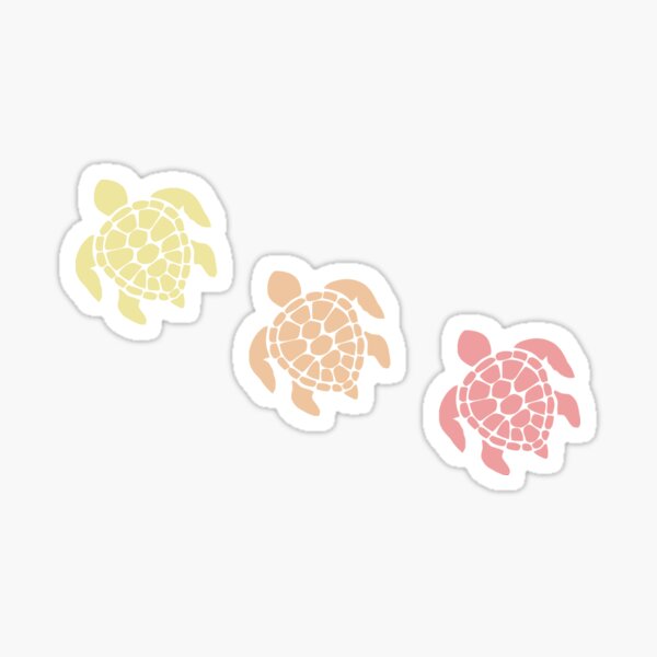 Turtle Stickers | Redbubble