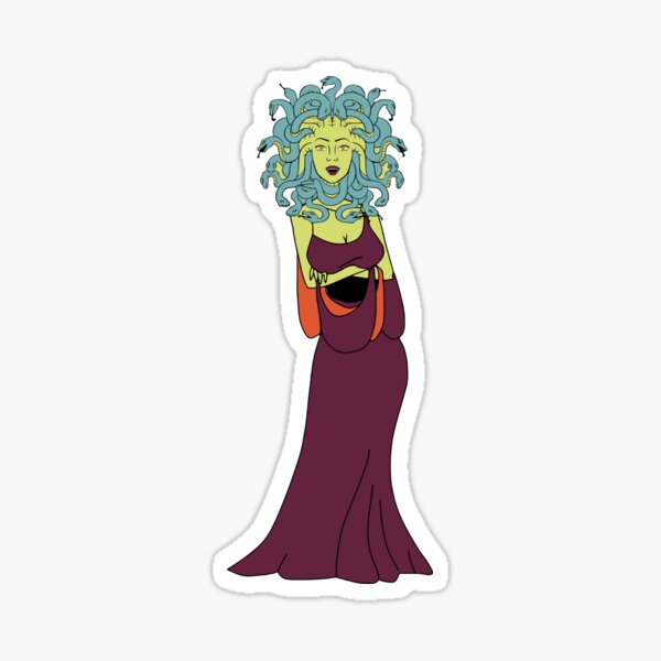 "Medusa " Sticker for Sale by SpecialVectors | Redbubble